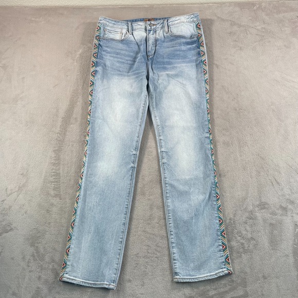 DRIFTWOOD | Jeans | Driftwood Audrey Embroidered Aztec Southwest Jeans ...